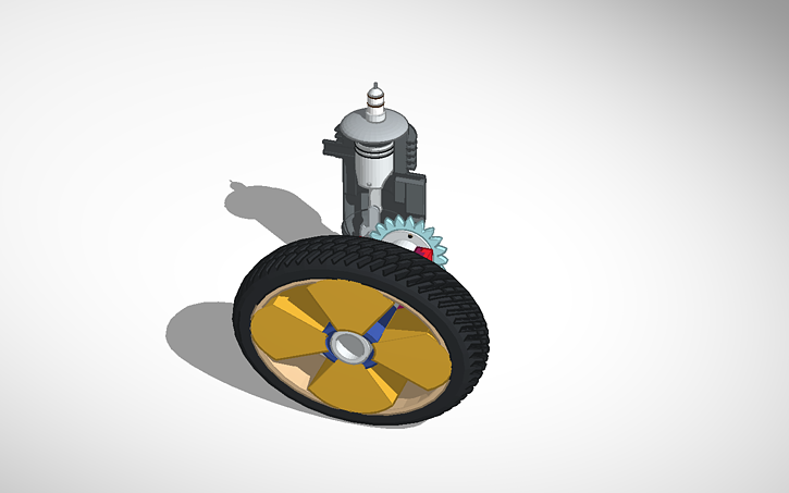 3D design Piston Engine - Tinkercad