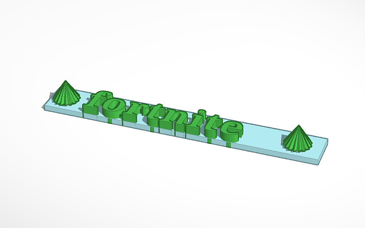 3D design fortnite - Tinkercad