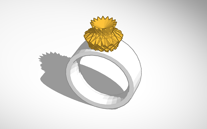 3D design Ring - Tinkercad