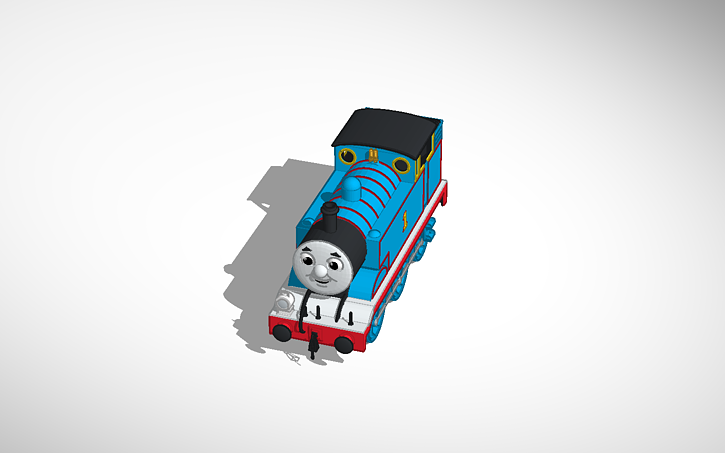 3D design Big Thomas The Tank Engine - Tinkercad