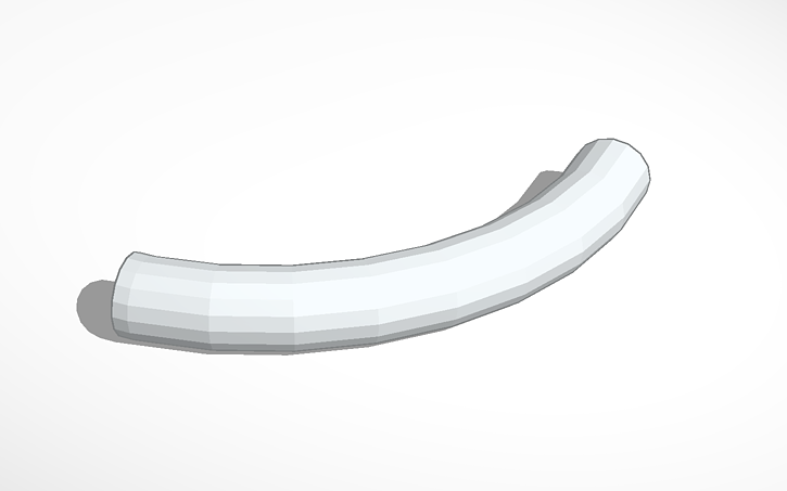 3D design 3mm Diameter curve - Tinkercad