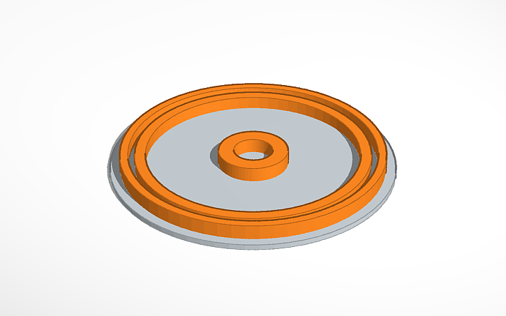 3D design OTTO HM-009 rotating plate - Tinkercad