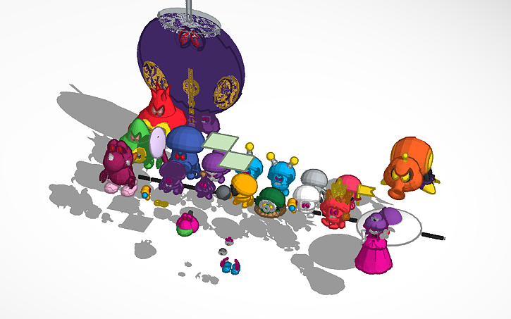 3D design Shroob Army (in progress) | Tinkercad