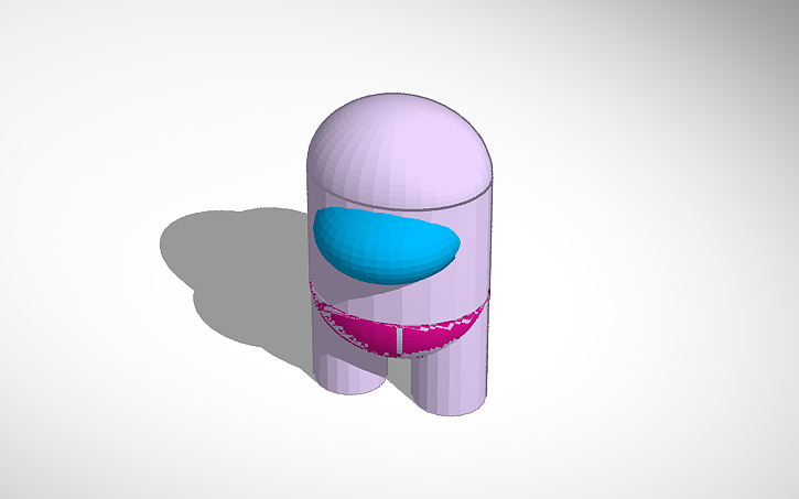 3D design Among us - Tinkercad