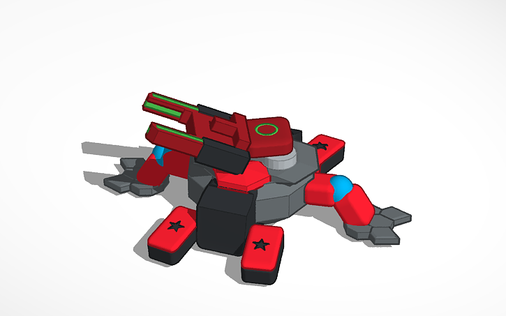 3D design Siege Tank (Starcraft 2 prototype) - Tinkercad