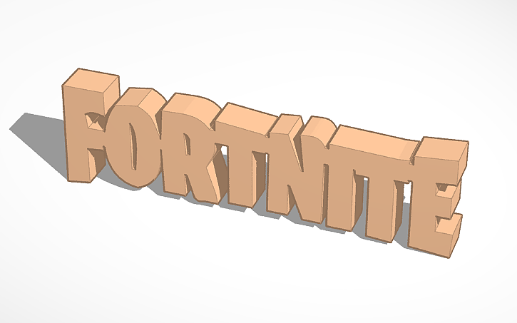 3D design Fortnite - Tinkercad