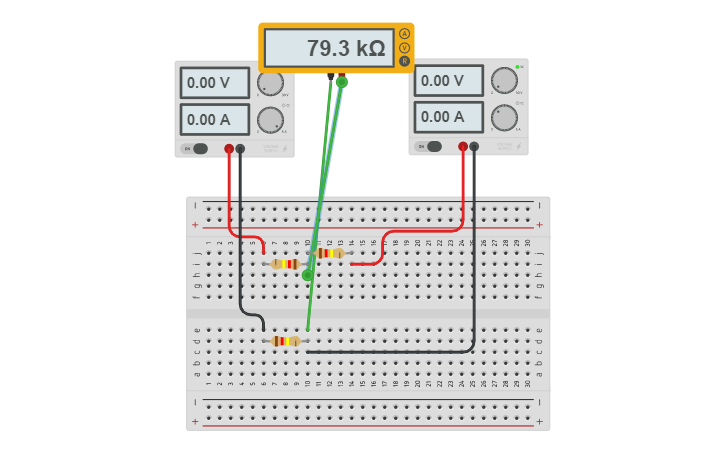 Circuit design Rth | Tinkercad