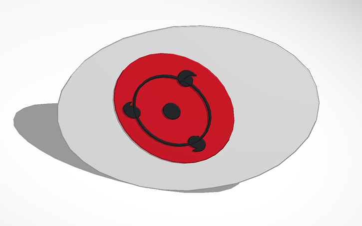 3D design sharingan from naruto | Tinkercad
