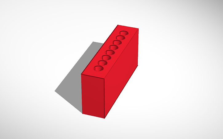 3D design PCR tube chamber - Tinkercad