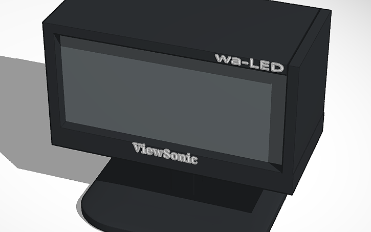 3D design Monitör | Tinkercad