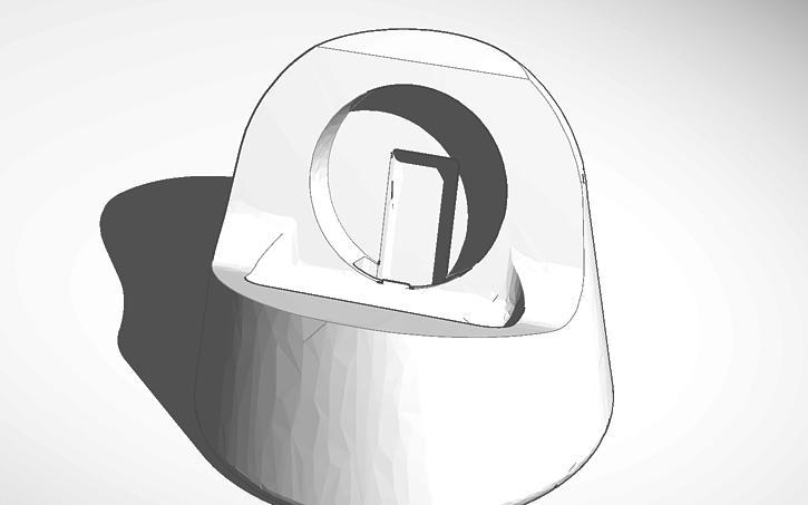 3D design Apple Watch Dock | Tinkercad