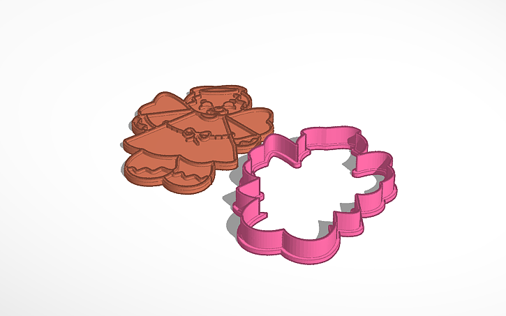 3D design Angel cookie cutter | Tinkercad