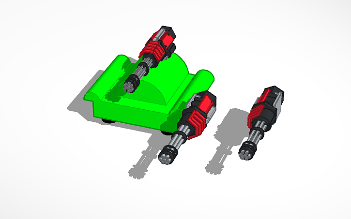 3D design Tank - Tinkercad