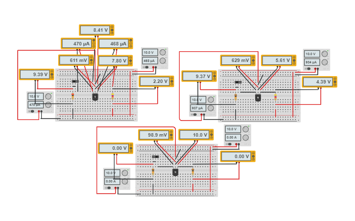 Circuit Design Collector Current I Tinkercad