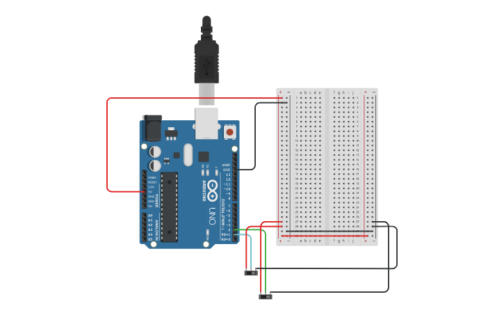 Circuit design Holiday Lights Starting Circuit | Tinkercad