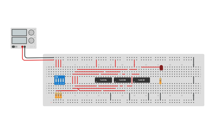 Circuit design Perbaikan UTS 1 | Tinkercad