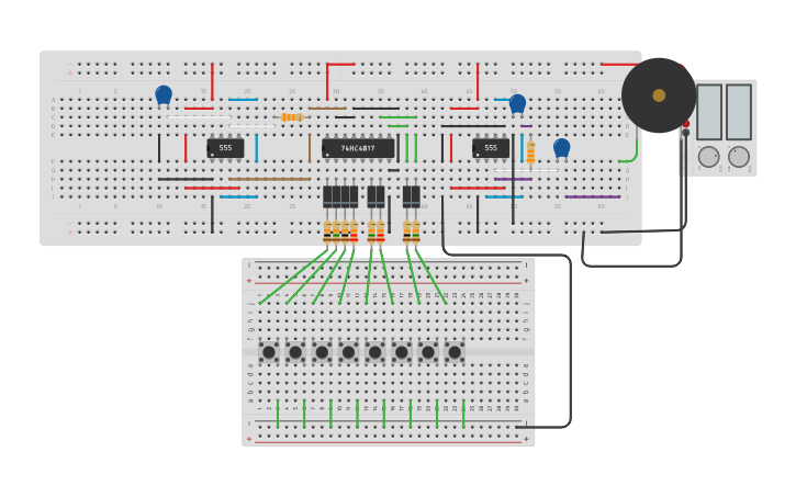 Circuit design music box - Tinkercad