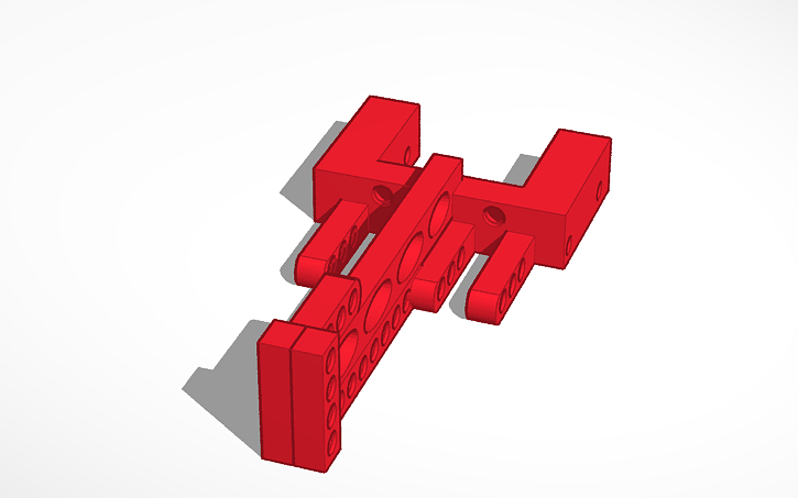3D design Nigel 3Dprintbot- NXT/EV3 Robot Chassis Base - Tinkercad