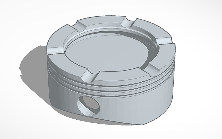 3D design CENICERO PISTON - Tinkercad