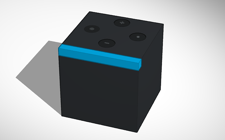 3D design amozon fire cube | Tinkercad