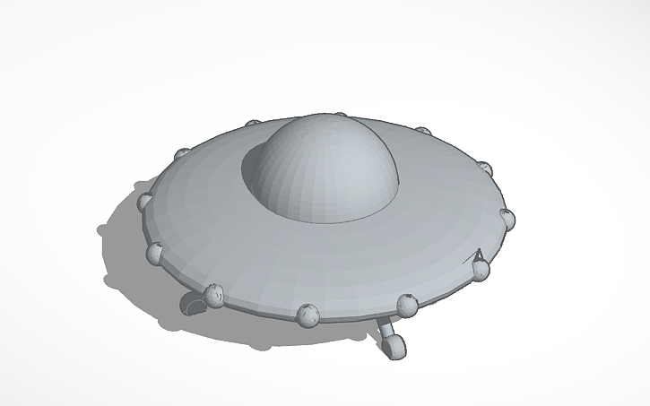 3D design ufo - Tinkercad
