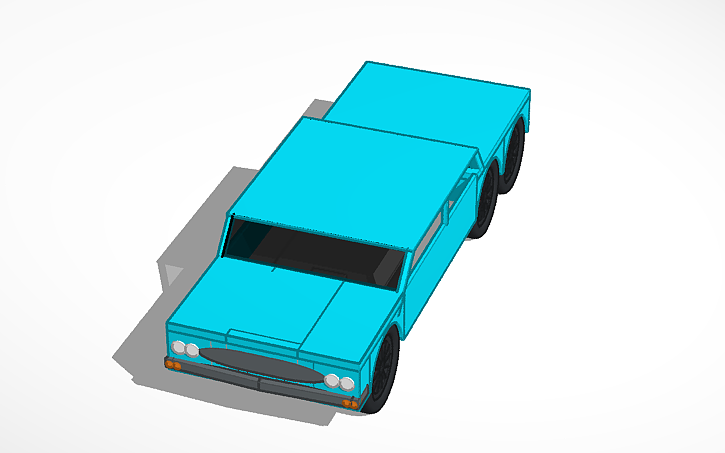 3D design 6X6 Mustang Concept - Tinkercad
