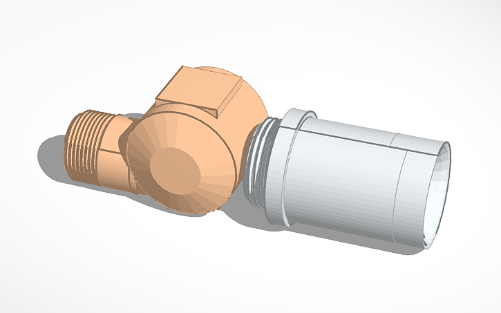 3D design Venturi - Tinkercad
