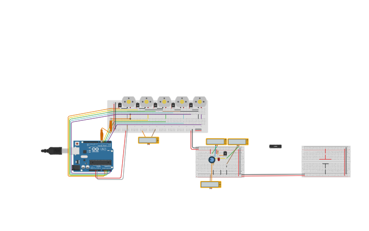 Circuit design Copy of computer fan_kurs_kode_blokk_og_tekst | Tinkercad