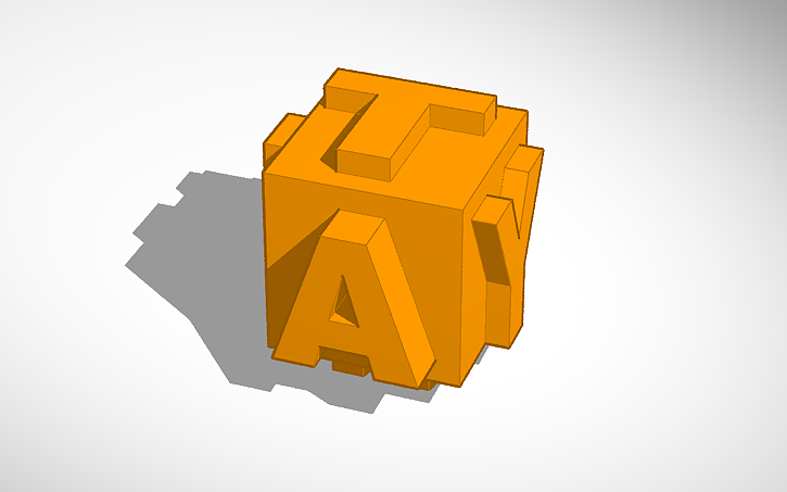 3d Design Keychain Tinkercad