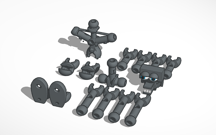 3D design Endoskeleton - Tinkercad