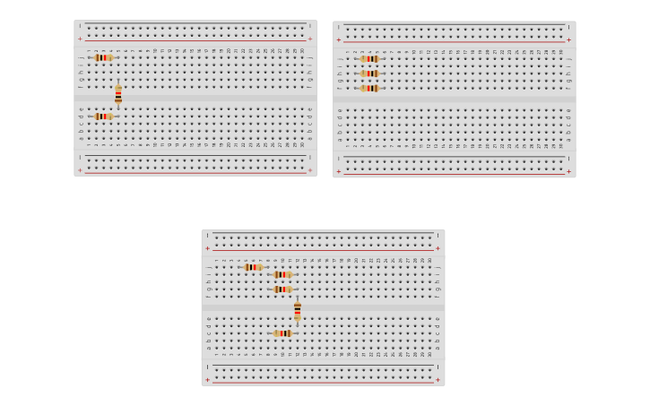 Circuit design USO DE LA PROTOBOARD CON CLOS SPM GMPS | Tinkercad
