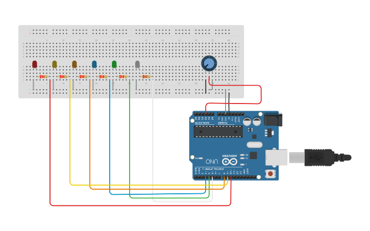 Circuit Design Copy Of Circuito Arduino Potenciometro Tinkercad
