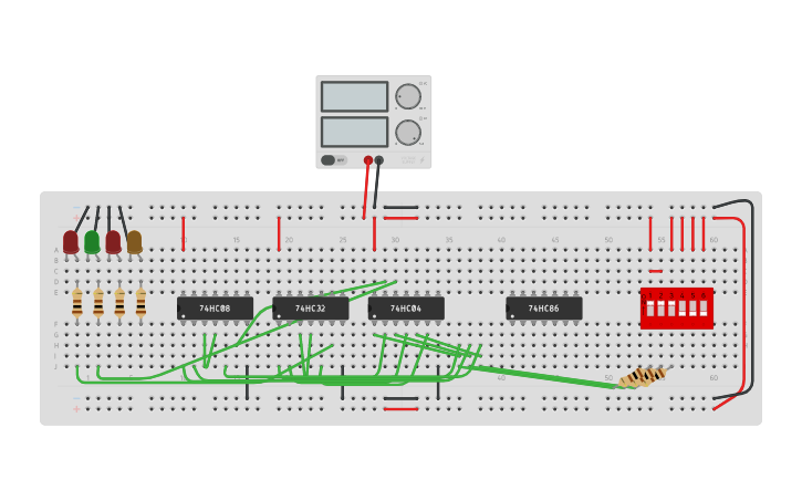 Circuit design Copy of CSC 347 Starter Kit - Tinkercad
