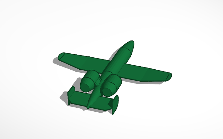 3D design US Air Force A-10 Warthog | Tinkercad