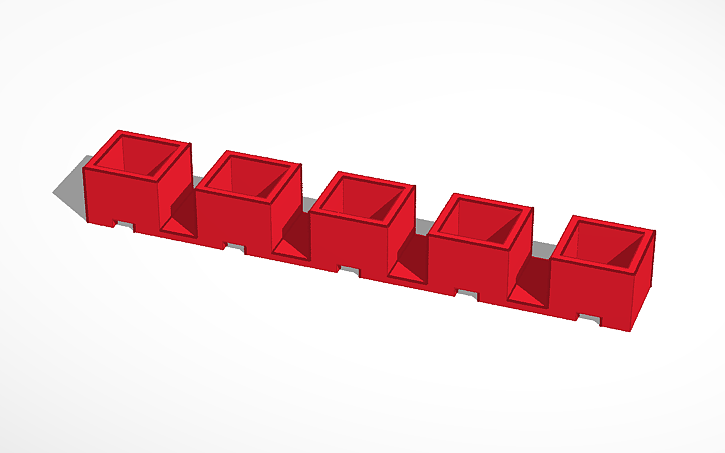 3D design Photoresistor-LED Container - Tinkercad