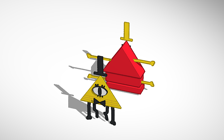 3d Design Bill Cipher And Mega Bill Cipher Tinkercad 