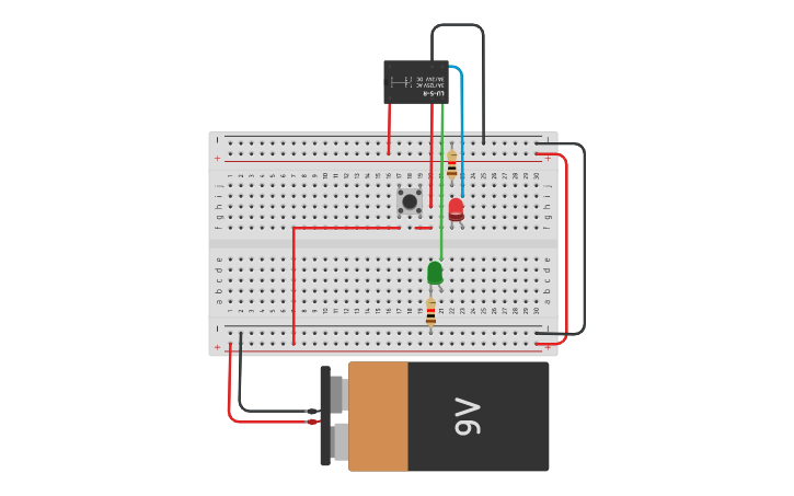 Circuit design relay | Tinkercad