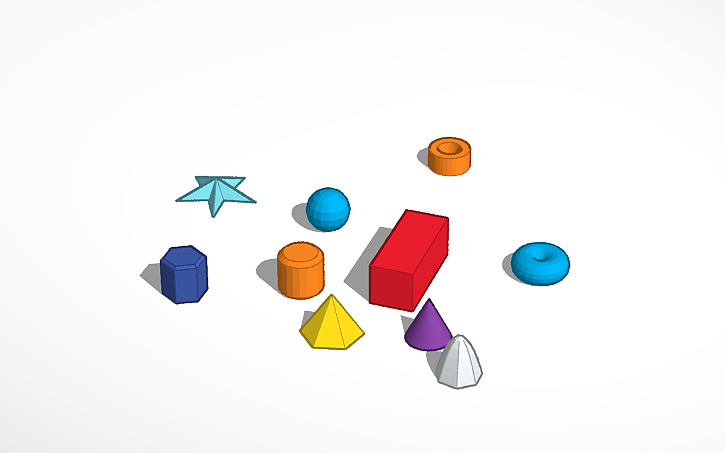 3D design shapes | Tinkercad