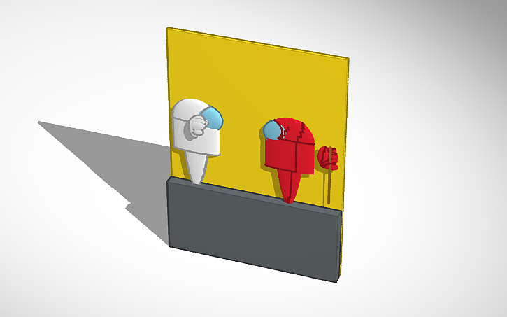 3D design Among Us (2D) | Tinkercad