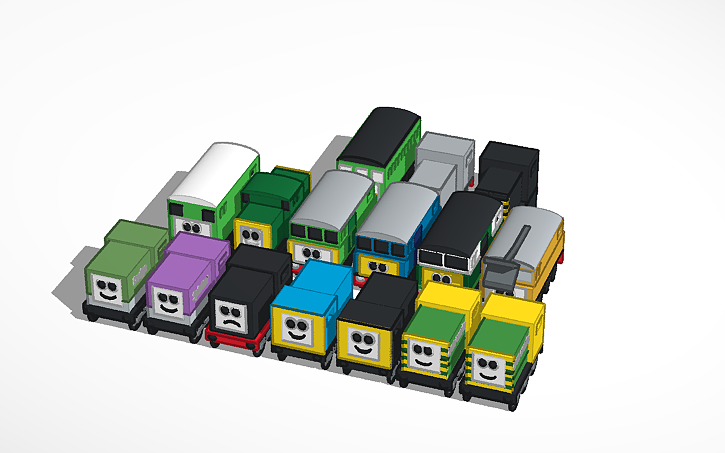 3D design Every Diesel I Made! - Tinkercad