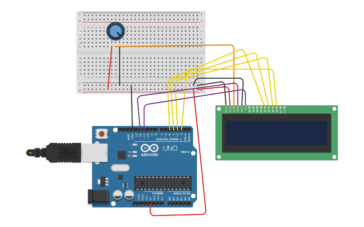 Circuit design display code blinked name - Tinkercad Circuit design display code blinked name - Tinkercad