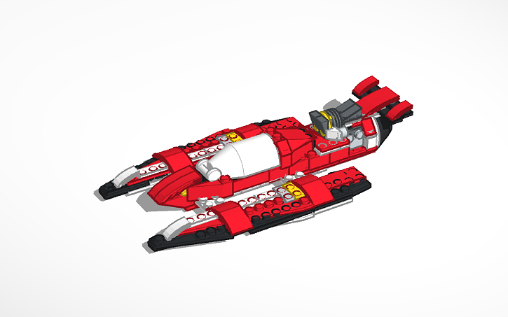 3D design Lego Speed Boat - Tinkercad