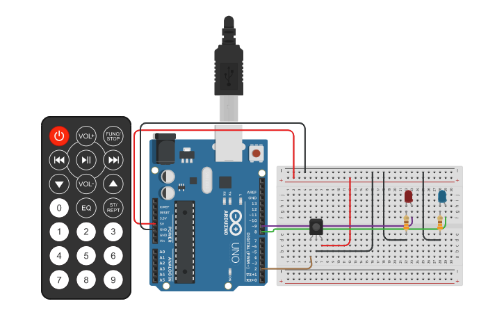 Circuit design Control_IR | Tinkercad