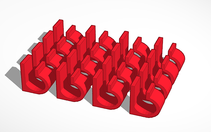 3d Design Command Strip Cable Hook Tinkercad
