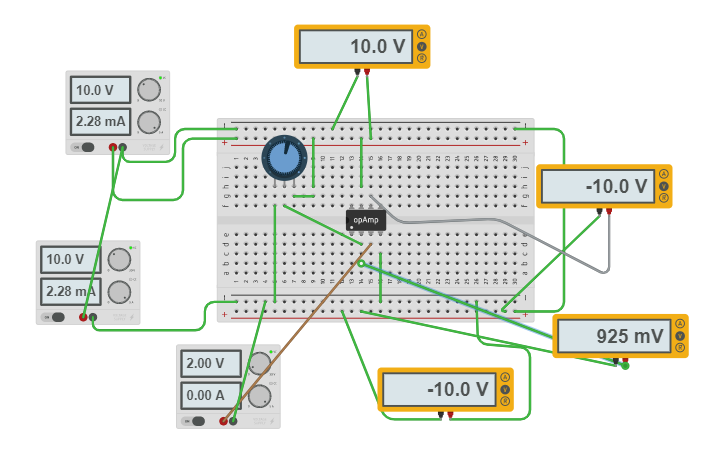 Circuit design lm741 3 | Tinkercad