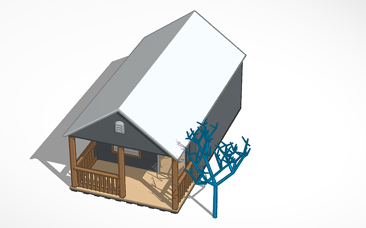 3D design Shed Architecture - Tinkercad