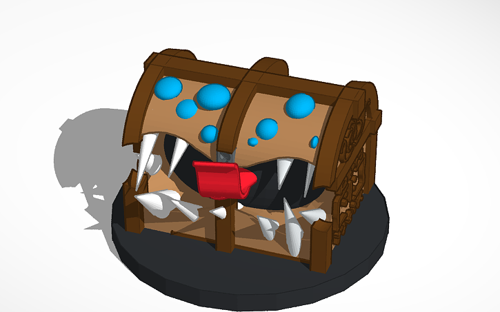 3D design Mimic Miniature DnD 5e - Tinkercad