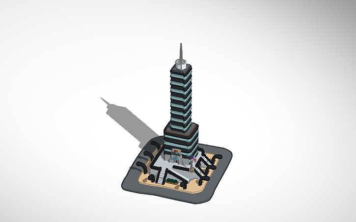 3D design Scribble Office Building - Tinkercad