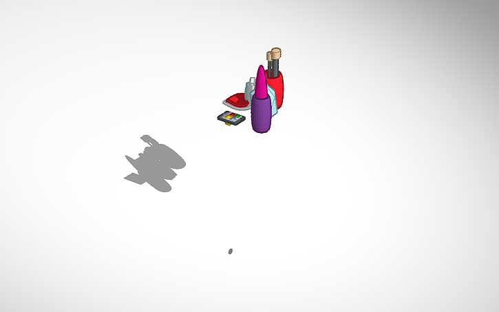 3D design Modern Makeup Model. | Tinkercad