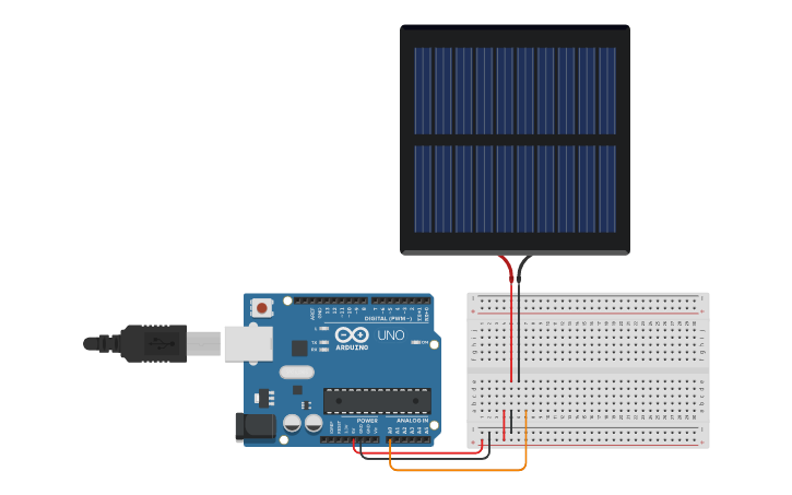 Circuit design Sensor de Chuva - Tinkercad